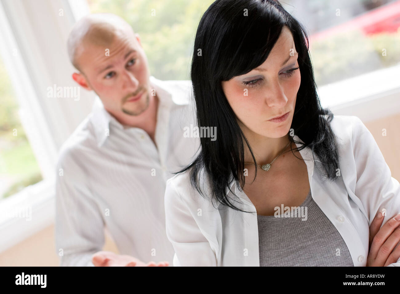 Couple in dispute Stock Photo - Alamy