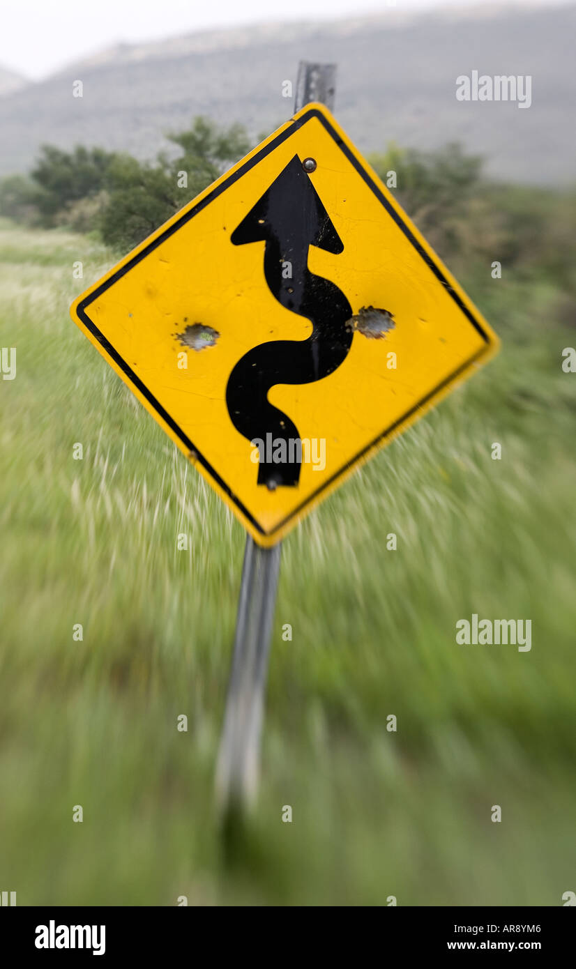 Highway sign bullet High Resolution Stock Photography and Images - Alamy