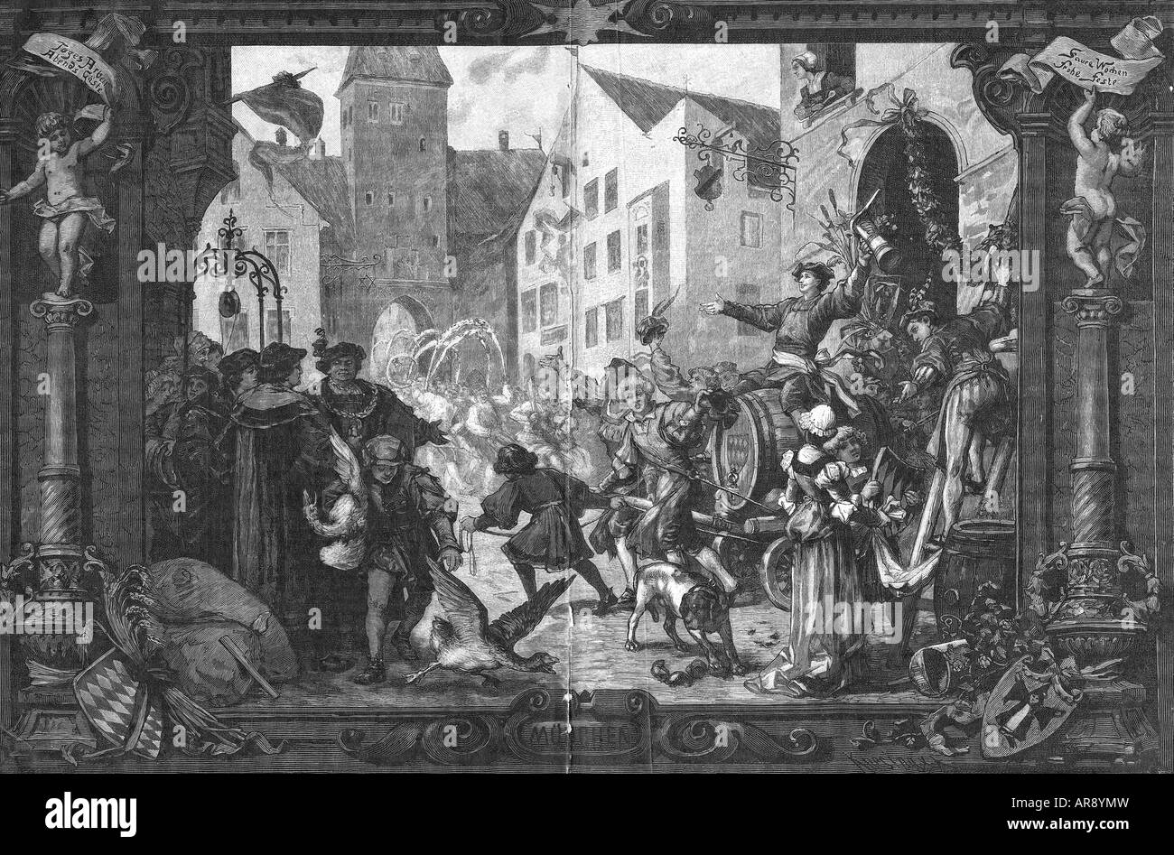 geography/travel, Germany, Munich, custom, cooperS s dance in the 16th ...