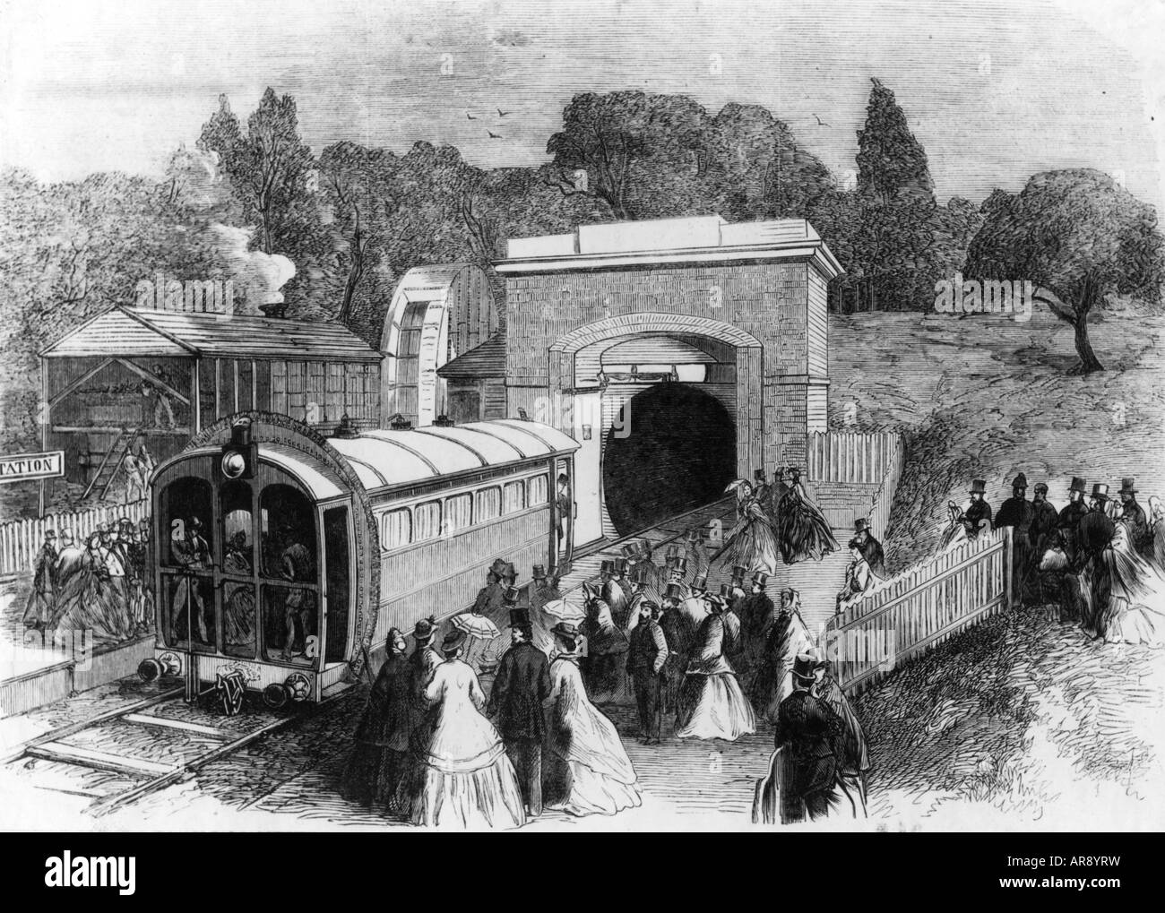 Train 19th Century Britain Stock Photos & Train 19th Century Britain ...