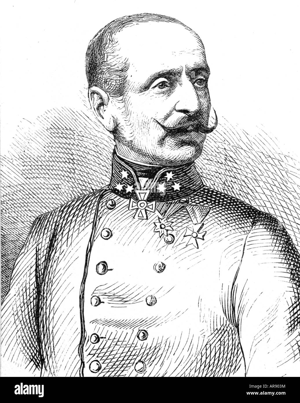 Benedek ludwig august ritter von Black and White Stock Photos & Images ...