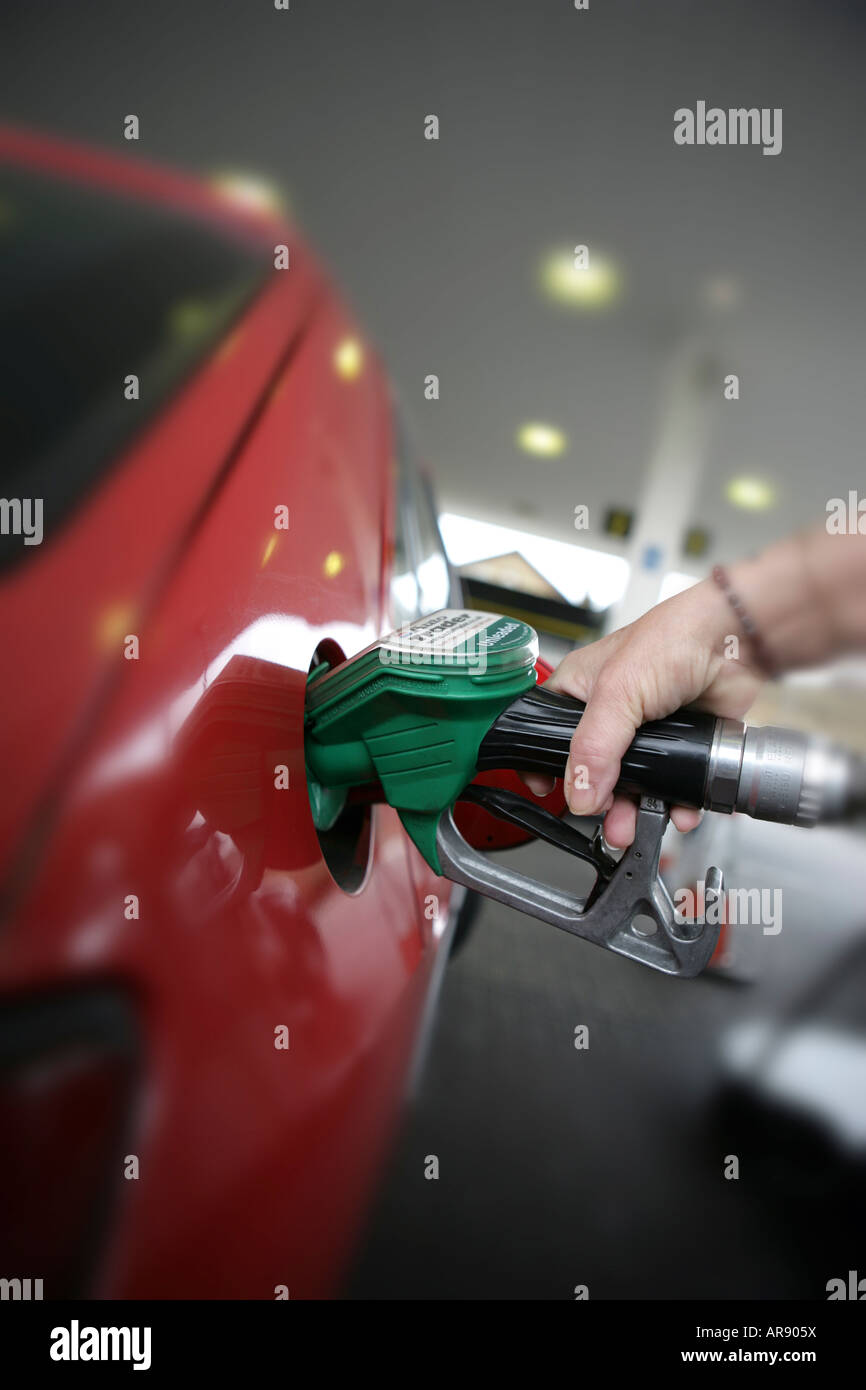 filling the car with petrol Stock Photo - Alamy