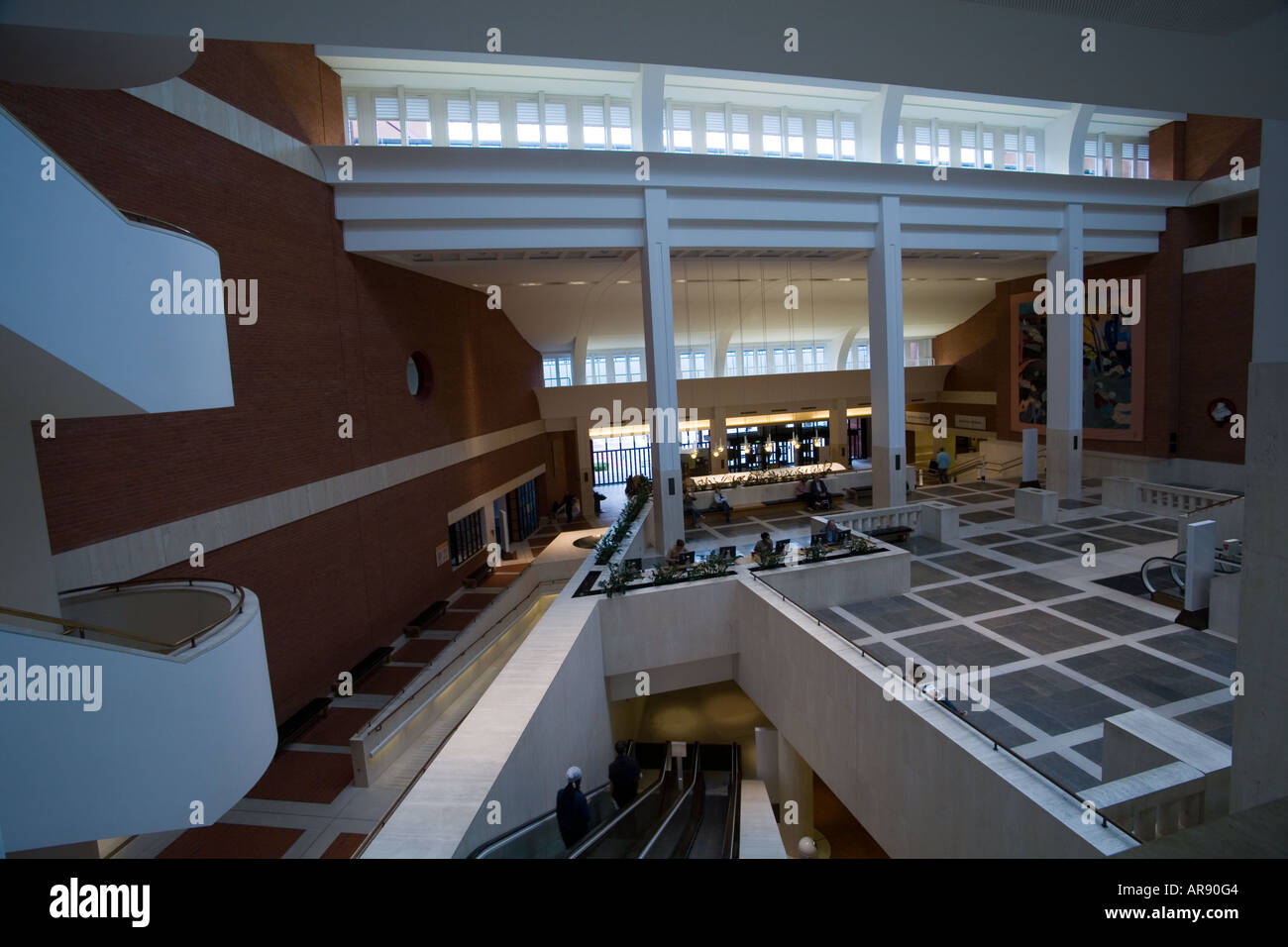 British Library Interior London England Stock Photo - Alamy