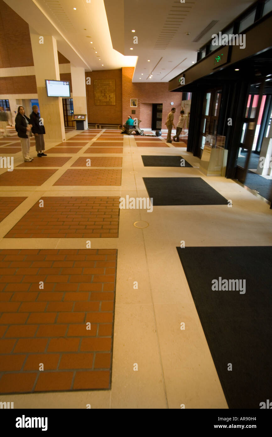 British Library Interior Entrance London England Stock Photo - Alamy