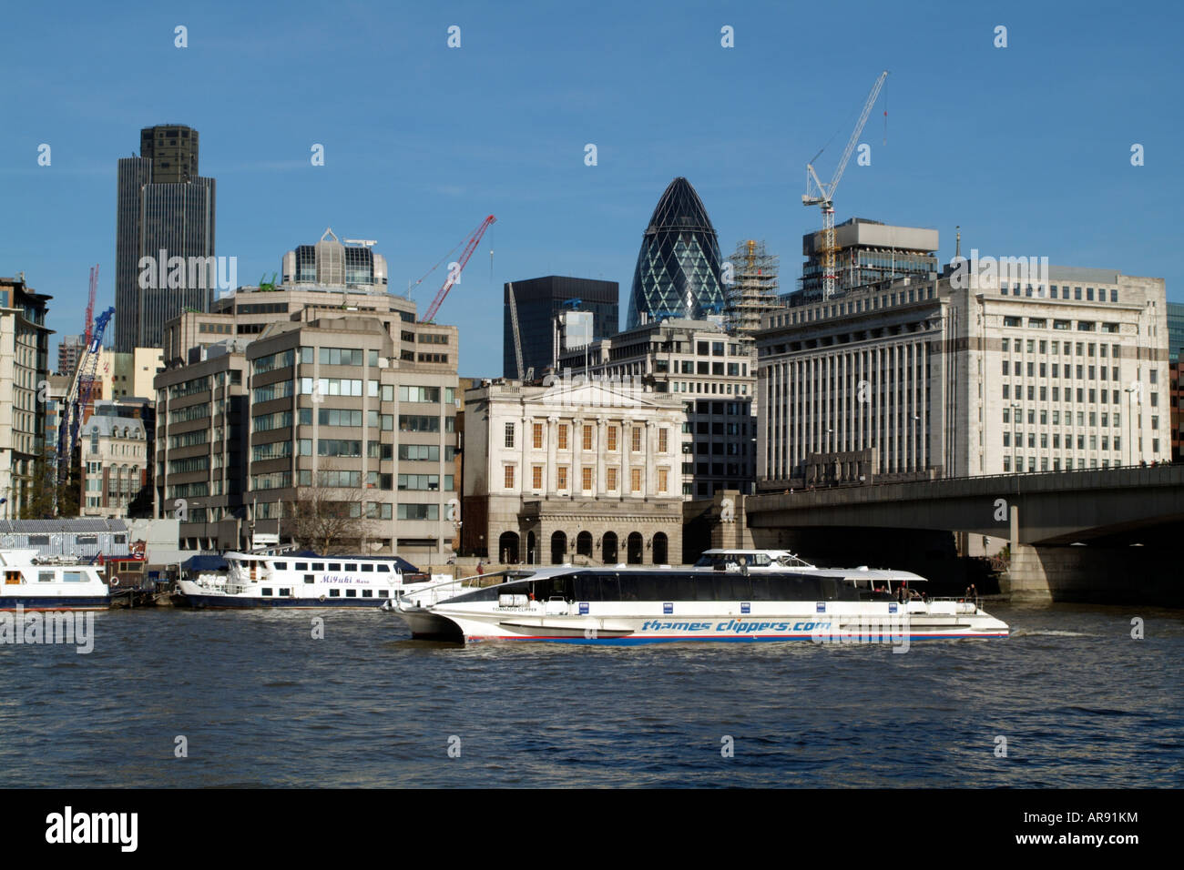 River thames catamaran hi-res stock photography and images - Alamy