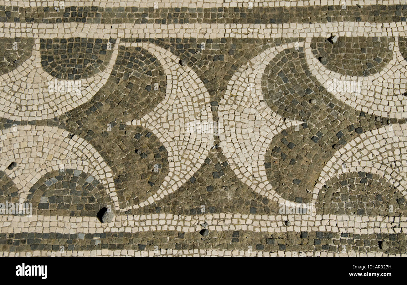 Mosaic Tile, Pompeii Stock Photo - Alamy
