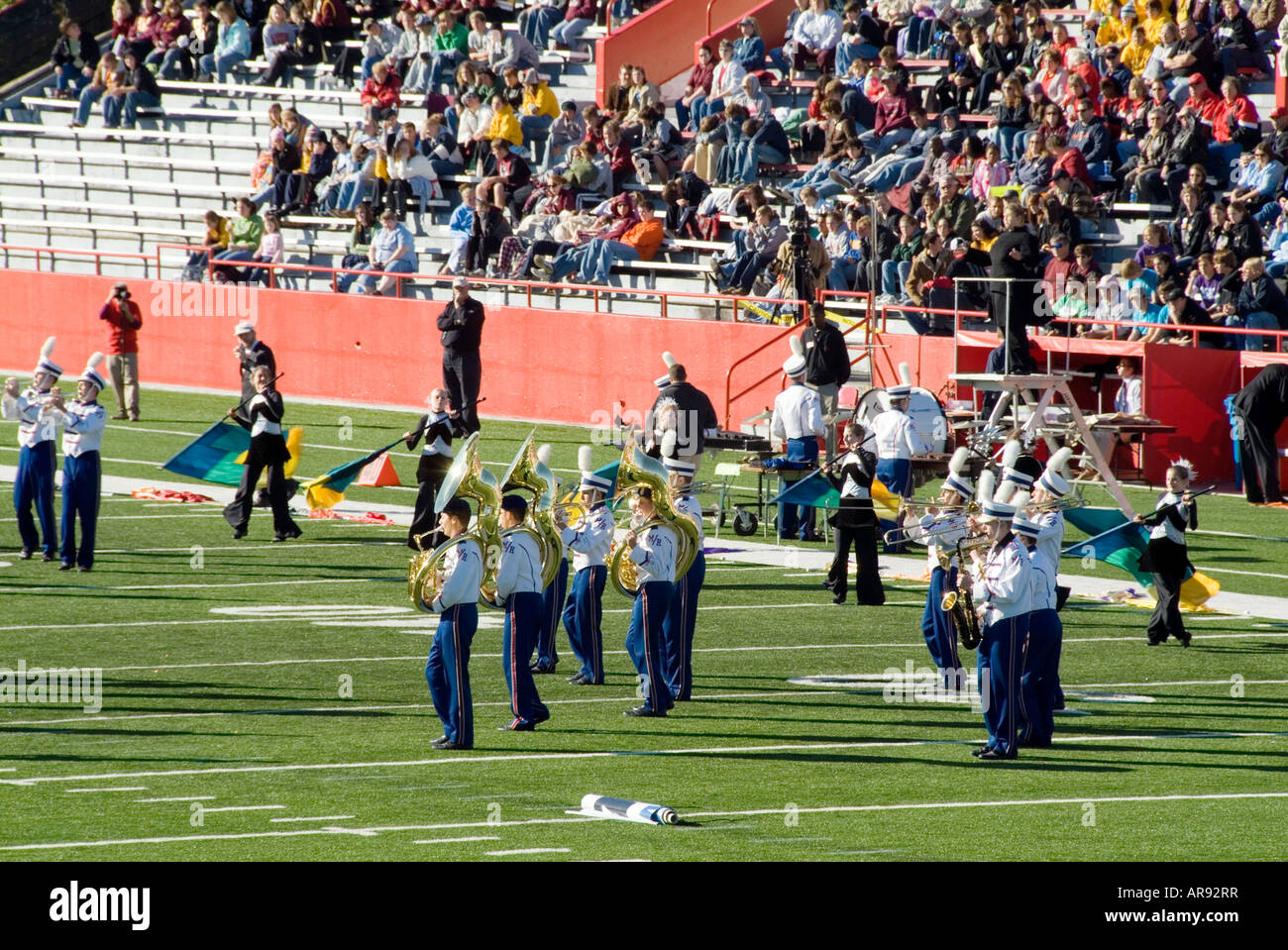 american marching band musical march instrument Stock Photo - Alamy