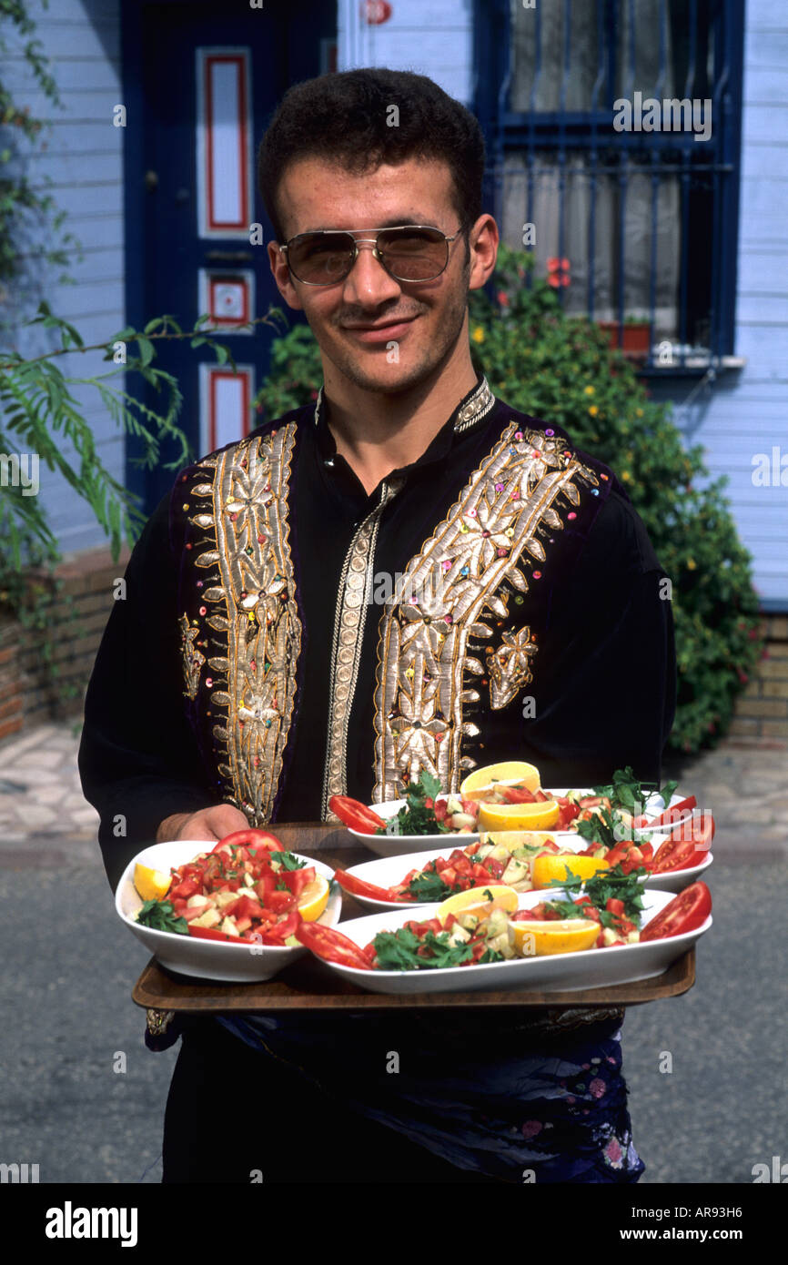 Local man with colorful food in Istanbul Turkey Stock Photo - Alamy