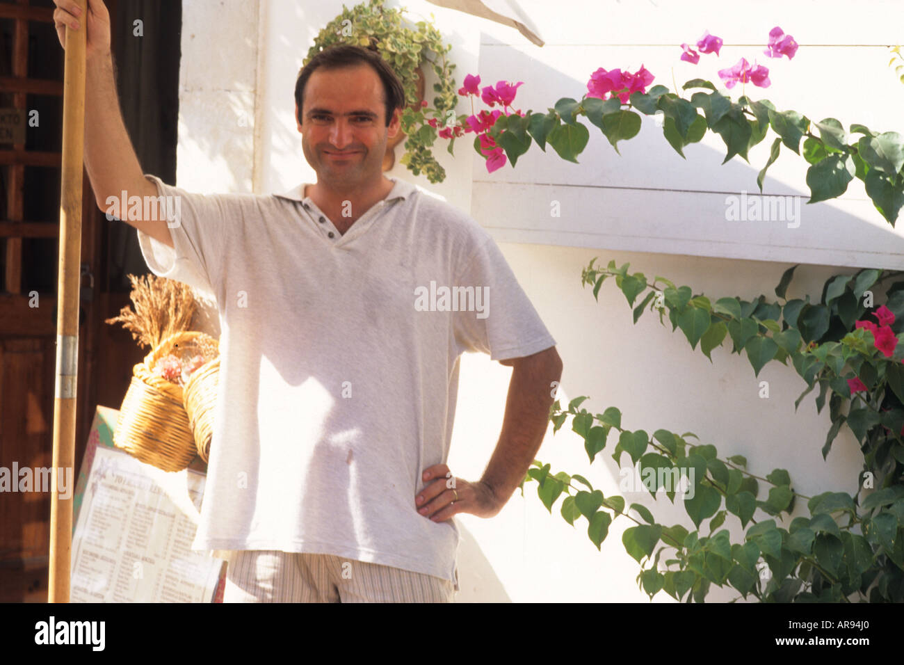 Muslim man restaurant owner hi-res stock photography and images - Alamy