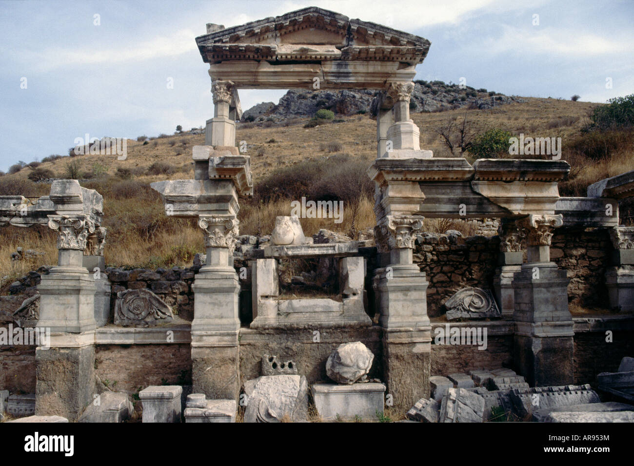 Ruins at Ephesus, Turkey Stock Photo - Alamy