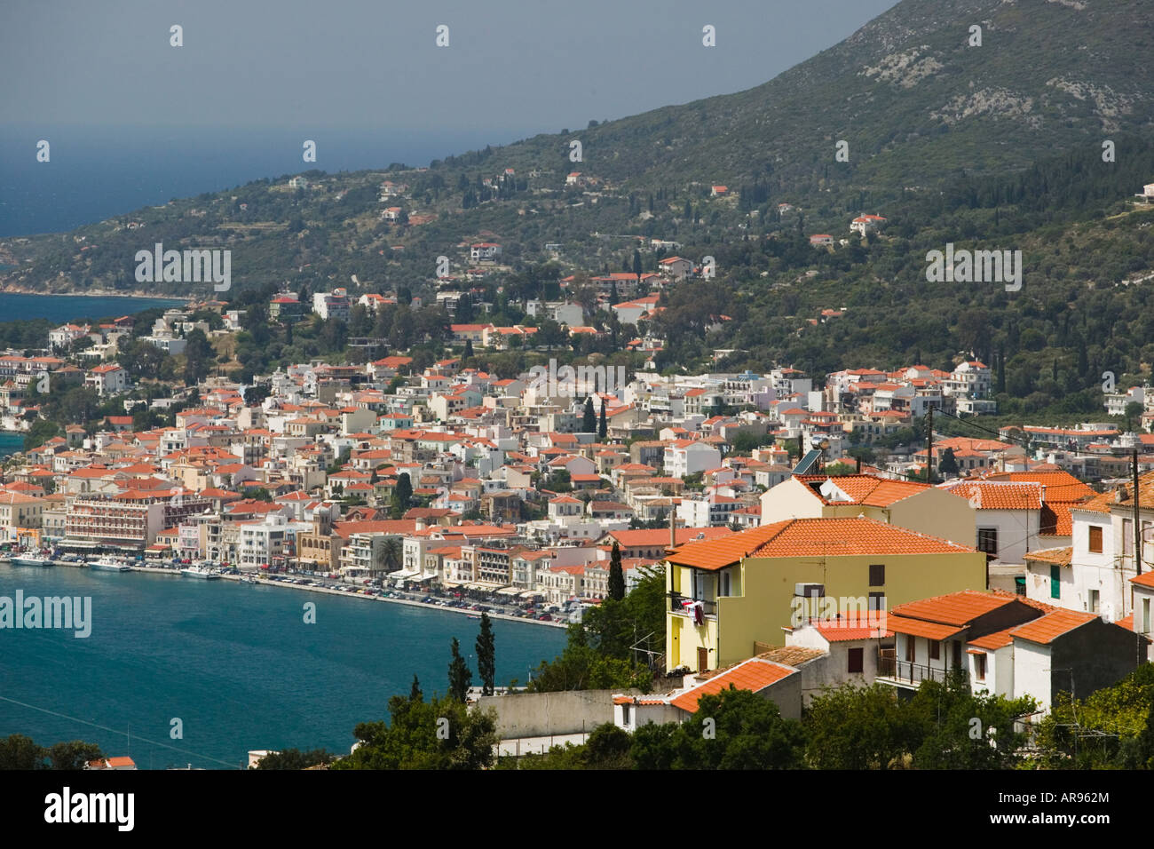 GREECE, Northeastern Aegean Islands, SAMOS, Vathy (Samos Town): Town ...