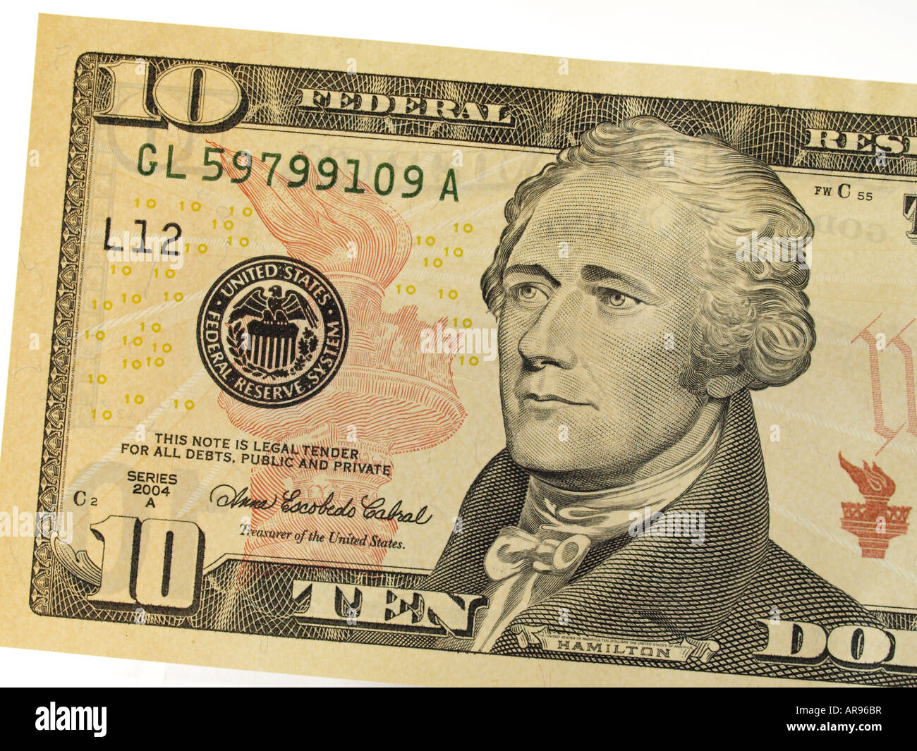 10 dollar bill hi-res stock photography and images - Alamy