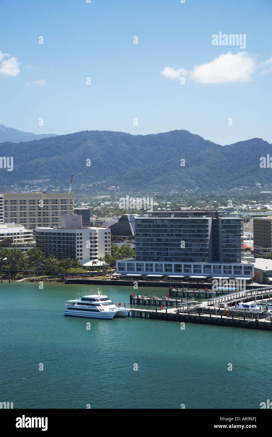 Trinity Inlet Cairns North Queensland Australia aerial Stock Photo - Alamy