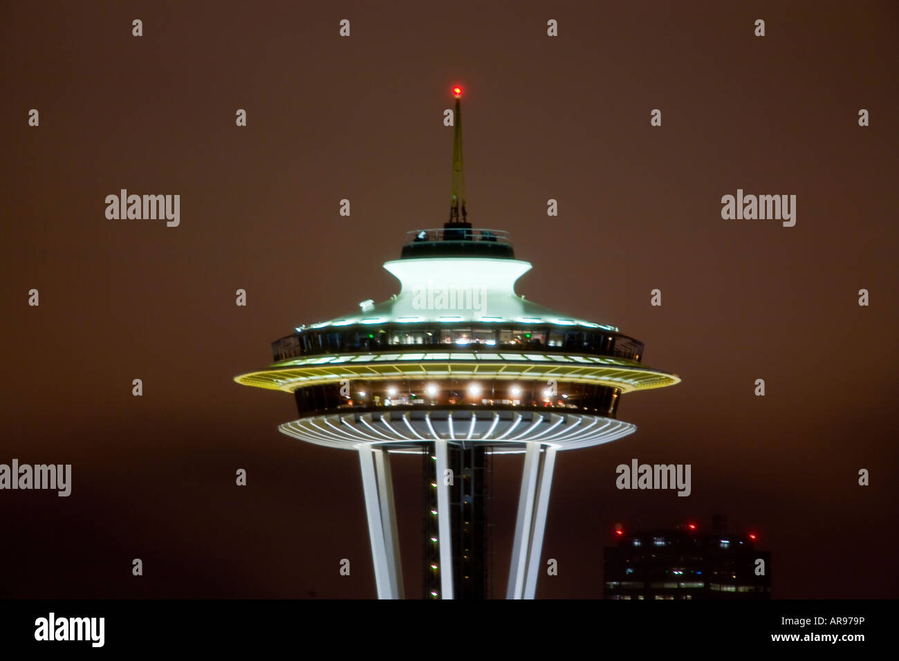 How tall is the seattle space needle hi-res stock photography and ...
