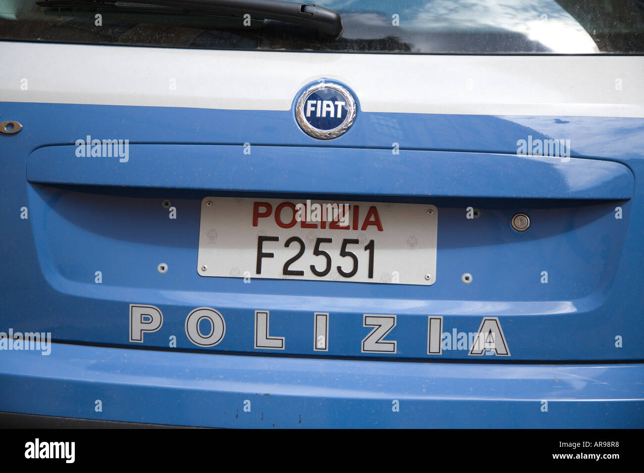 Italian police car fiat polizia hi-res stock photography and images - Alamy
