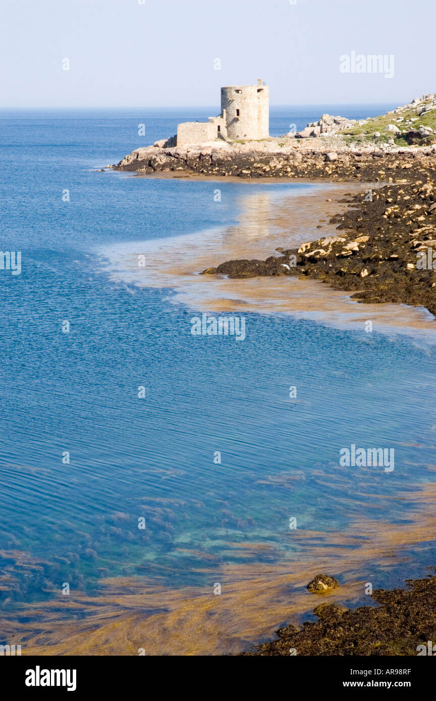 Cromwell's Castle, Tresco Isles of Scilly Stock Photo - Alamy