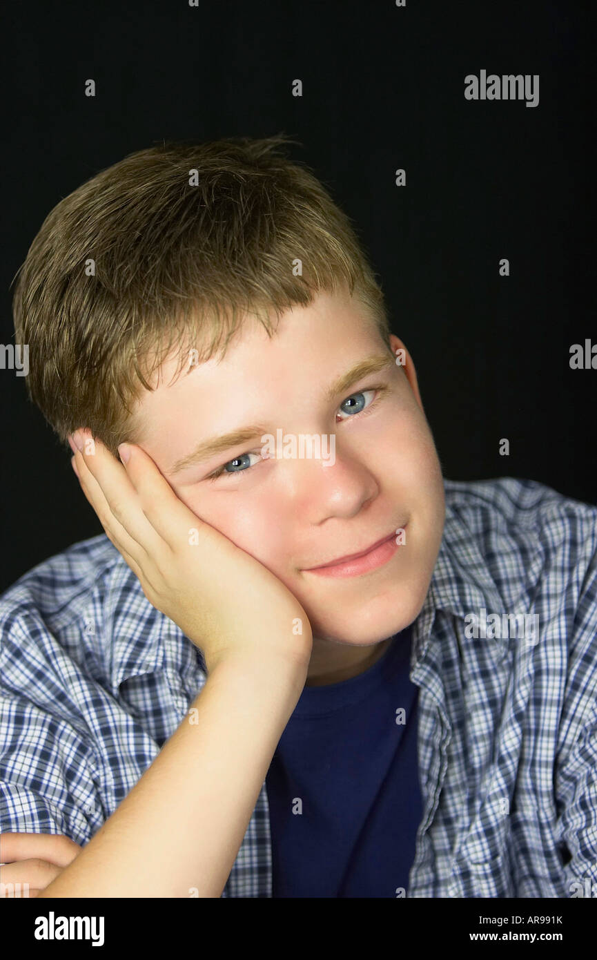 Half grin hi-res stock photography and images - Alamy