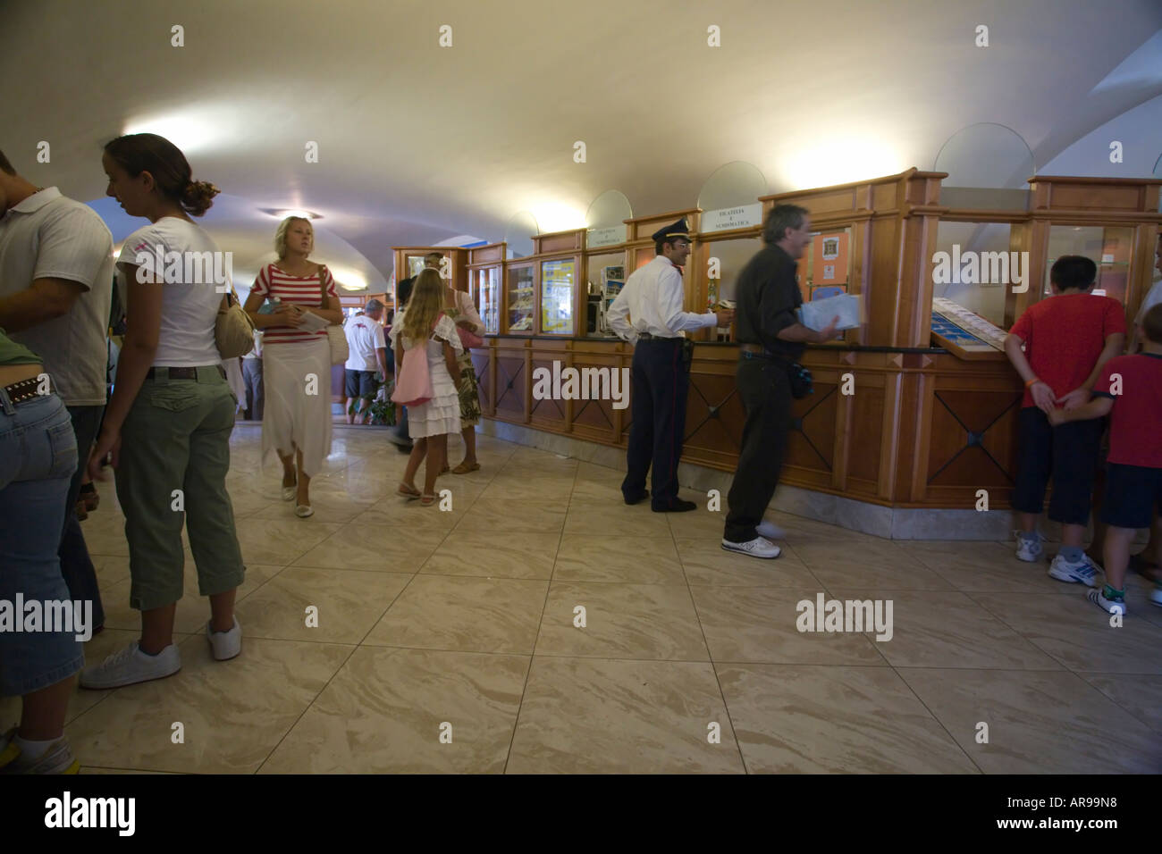 The interior of the post office at the Vatican City in Rome Italy Stock ...