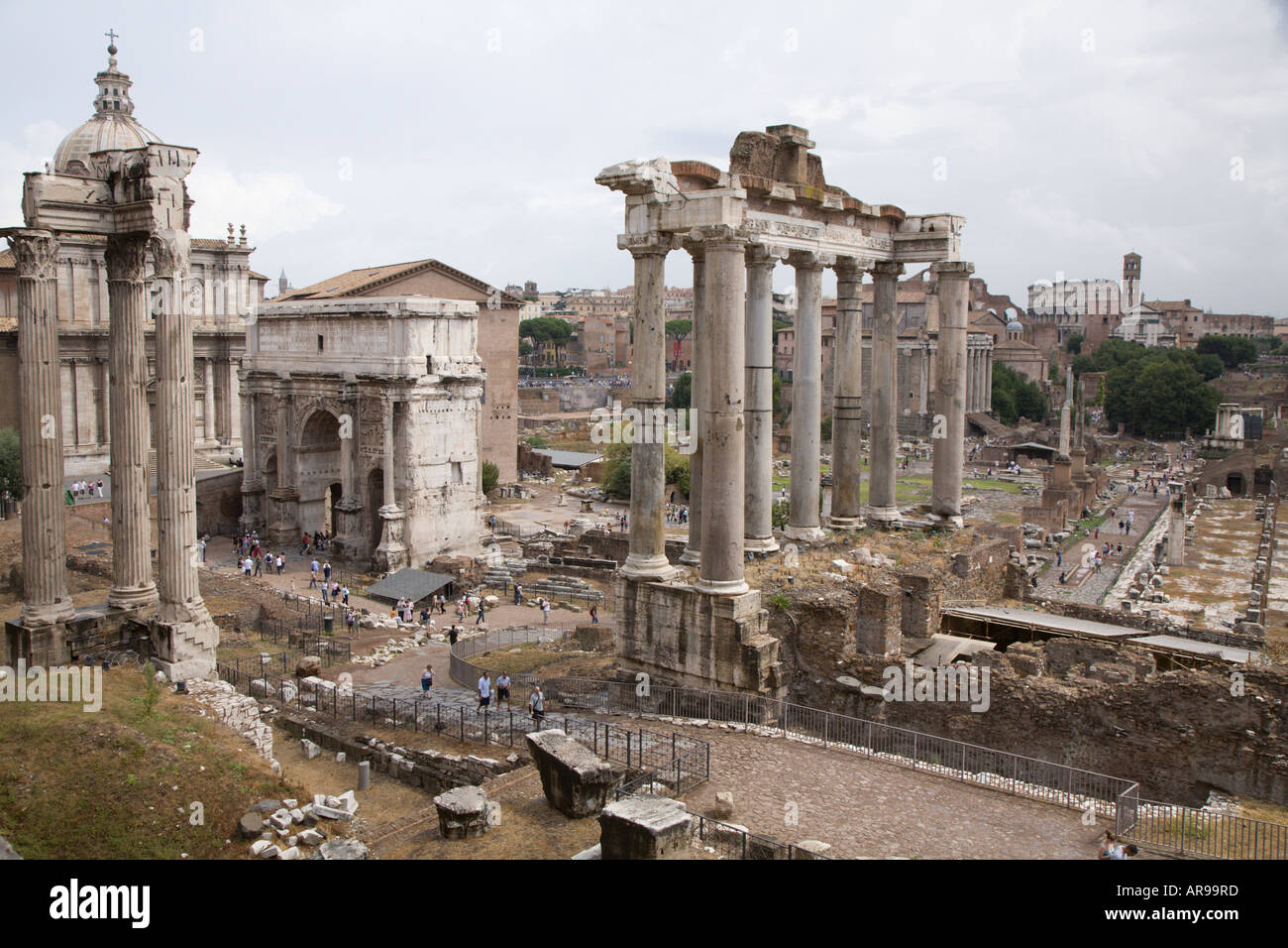 The Roman Forum or Foro Romano Stock Photo - Alamy