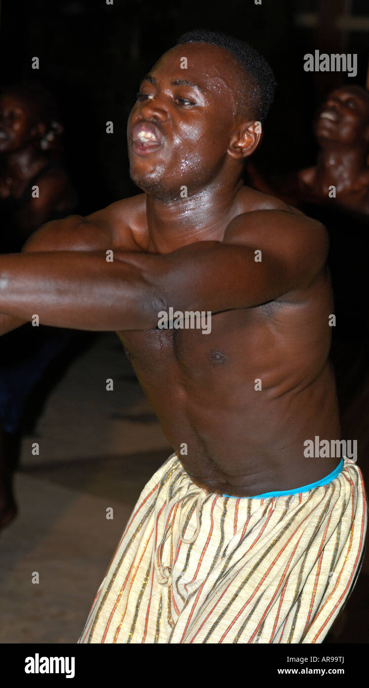 African male dancer West Africa Stock Photo - Alamy