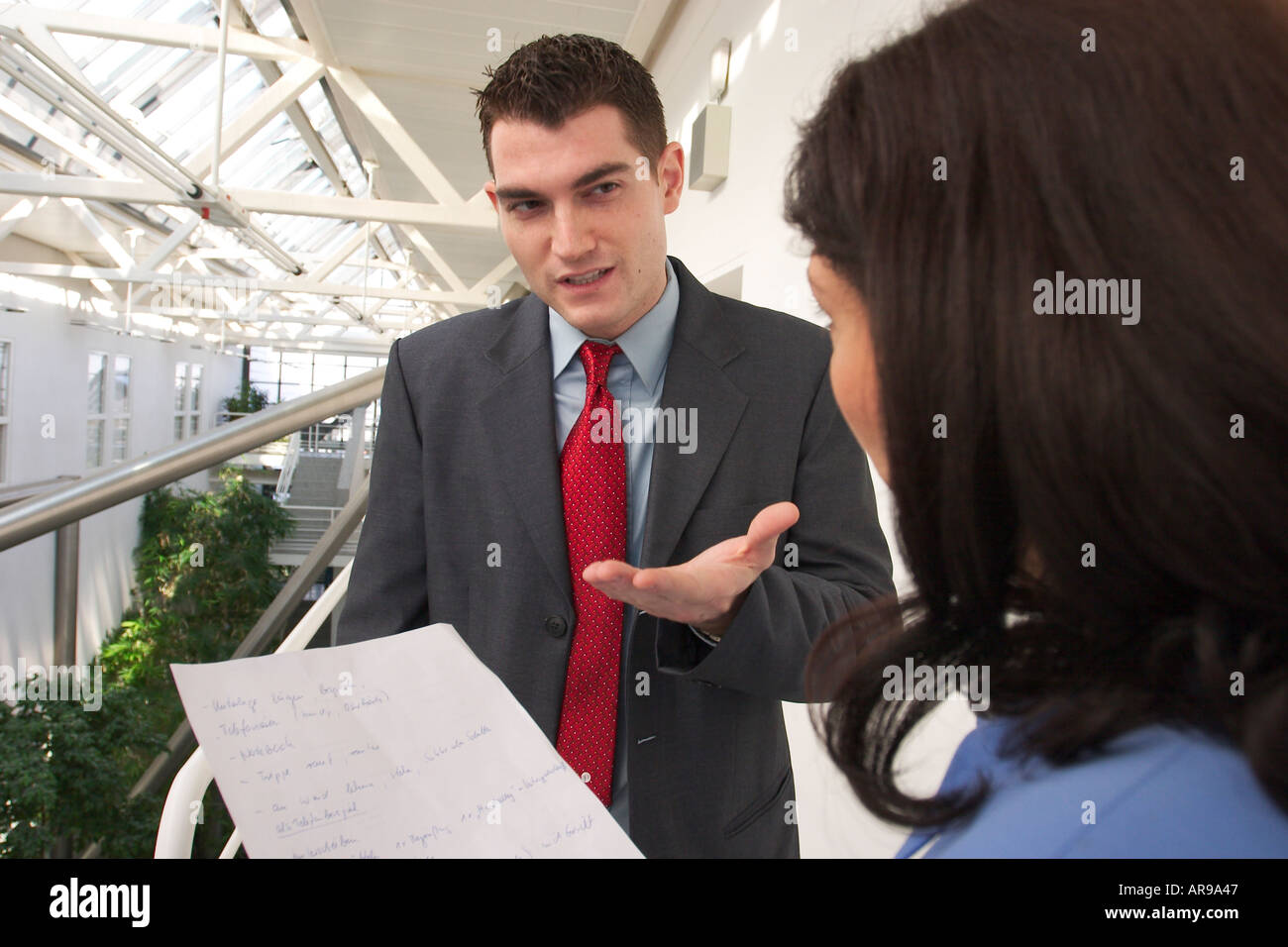 Woman man argue documents hi-res stock photography and images - Alamy