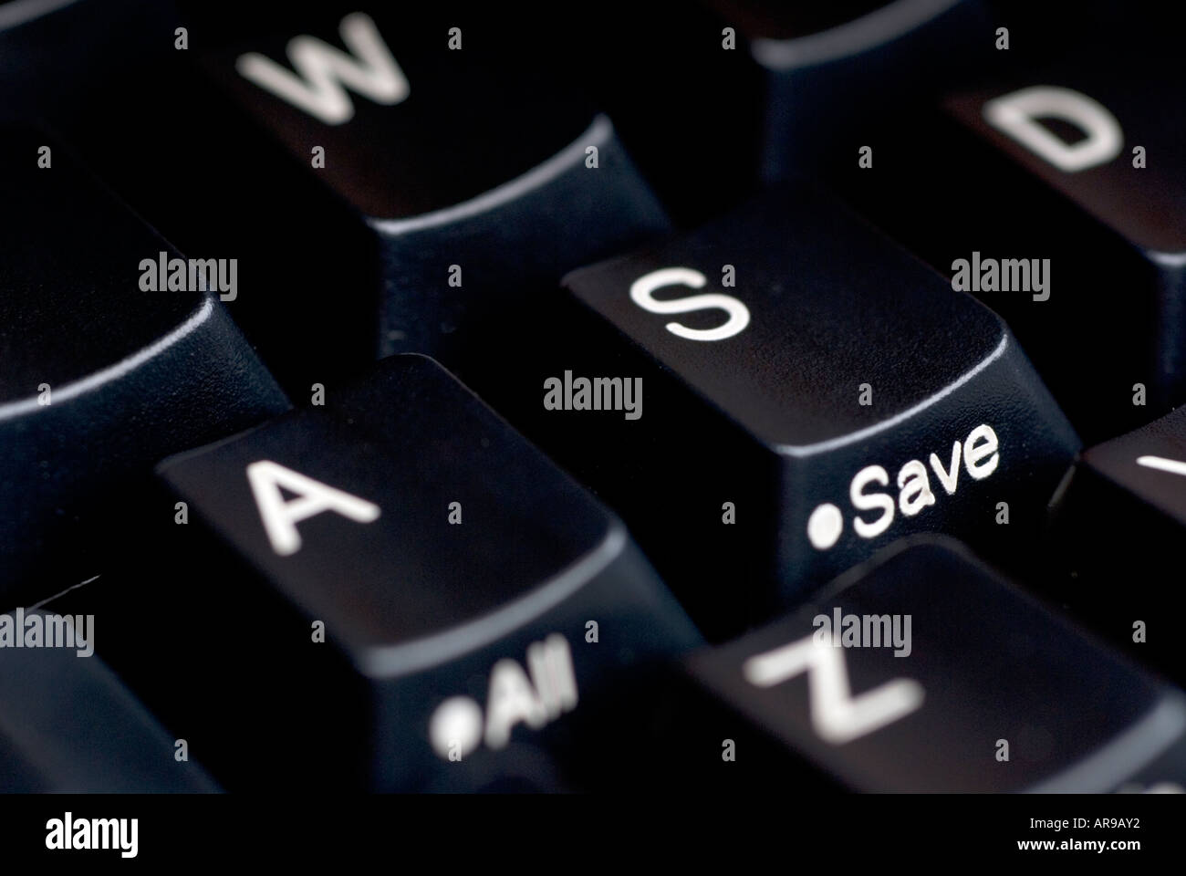 Image of the save key on a computer keyboard Stock Photo - Alamy