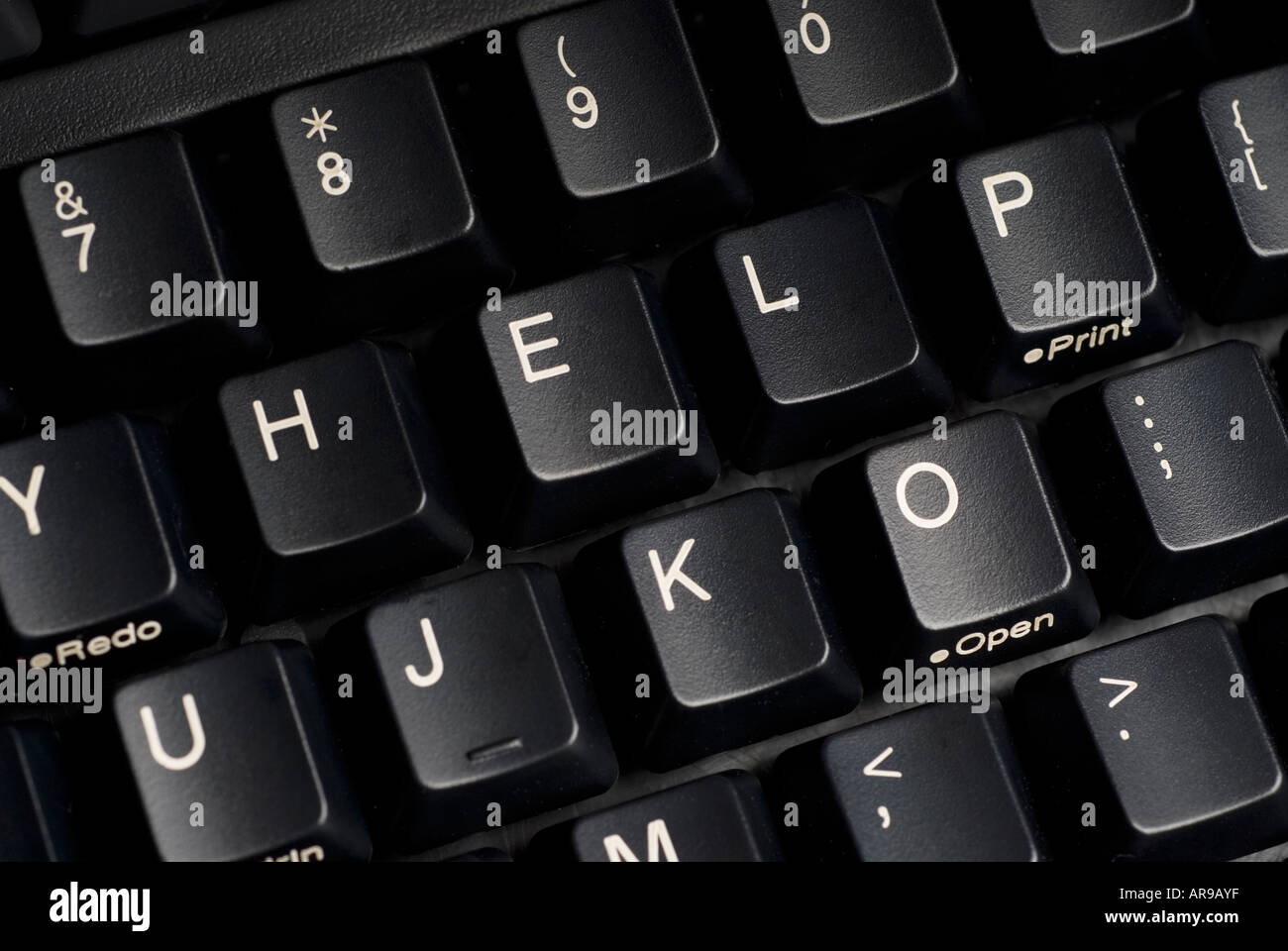 Keyboard of l hi-res stock photography and images - Alamy