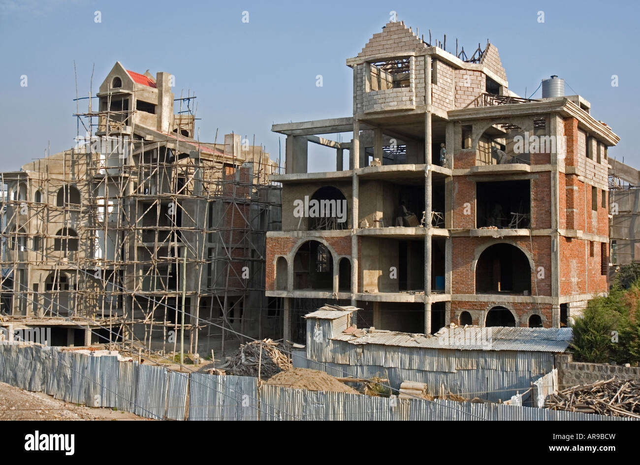 Construction site in Addis Abeba, Ethiopia Stock Photo - Alamy
