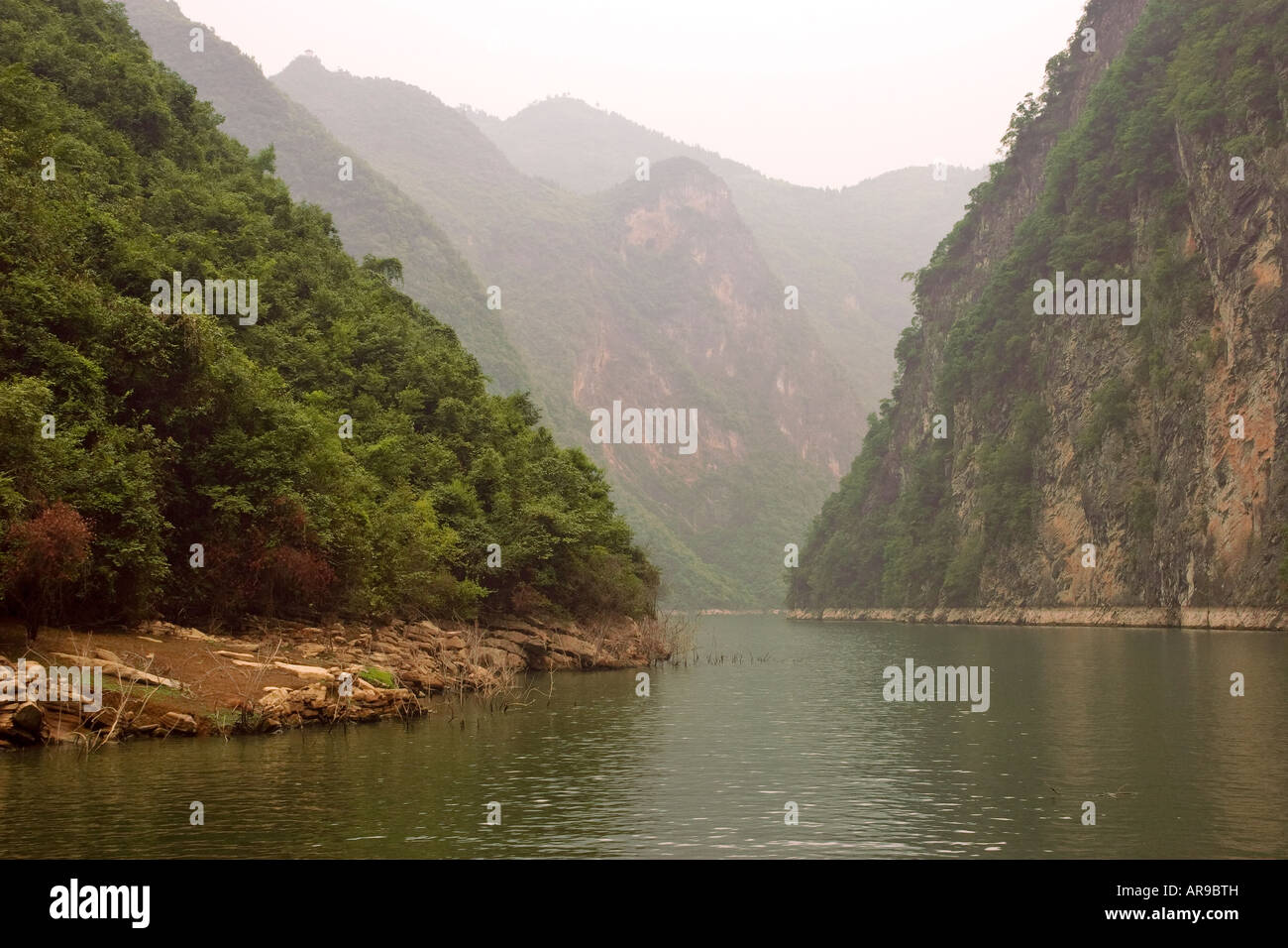 A view of the Shennong Stream, a tributary of the Yangzi River Stock ...