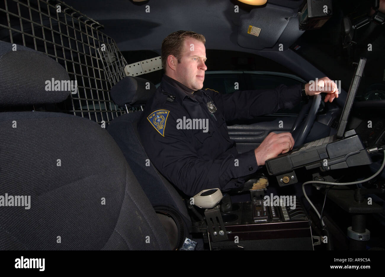 Patrol car computer hi-res stock photography and images - Alamy