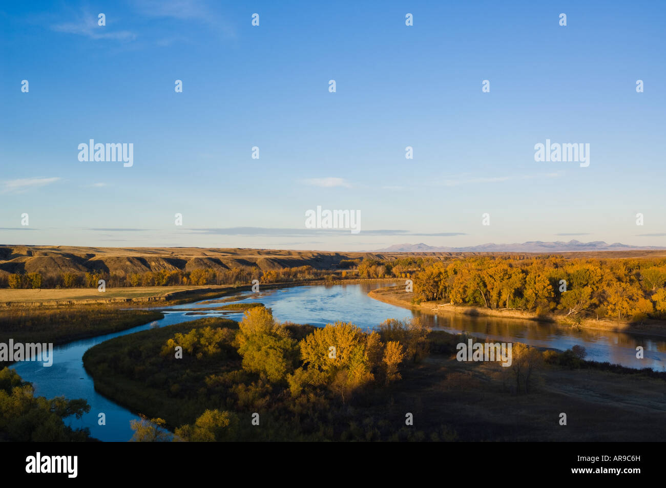 Missouri River from Decision Point near Loma MT Stock Photo - Alamy