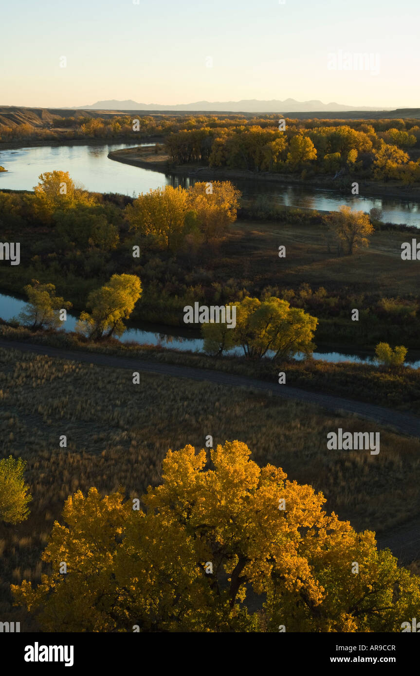 Missouri River from Decision Point near Loma MT Stock Photo - Alamy
