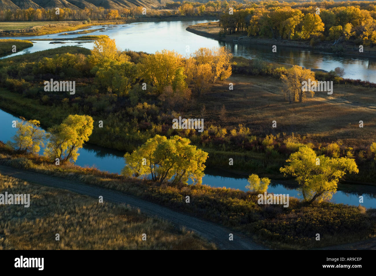 Missouri River from Decision Point near Loma MT Stock Photo - Alamy