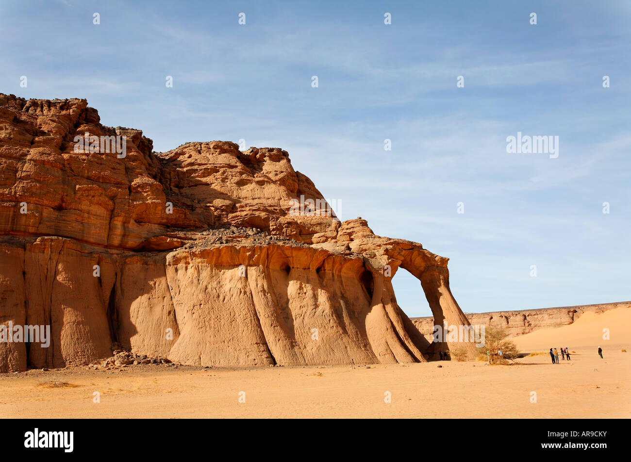 Natural rock formation in the Akakus Mountains Libya Stock Photo - Alamy