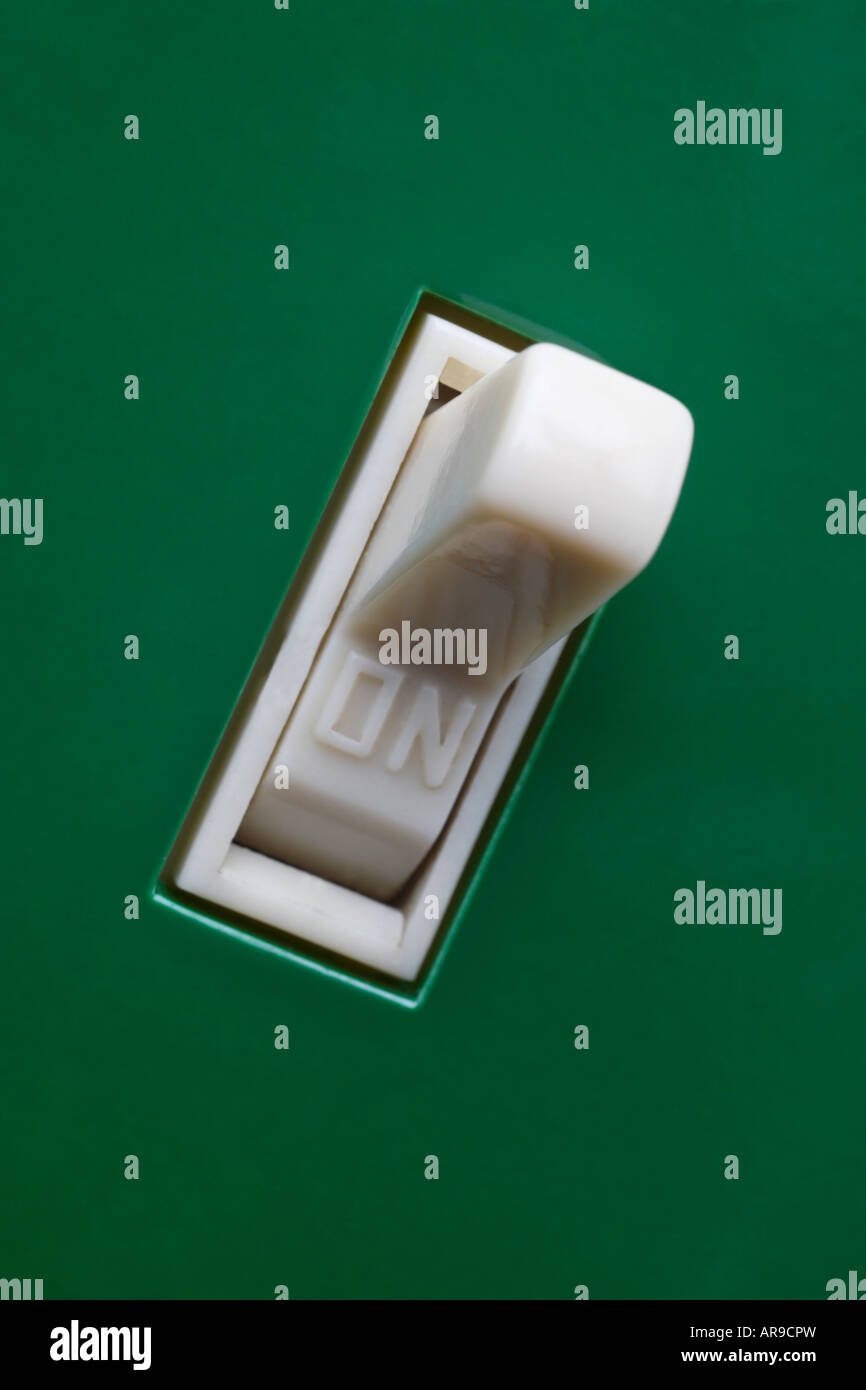 Light switch close up Stock Photo - Alamy