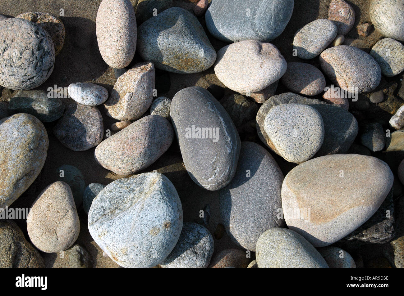 Smooth Rocks Block Island Rhode Island USA RI Stock Photo - Alamy