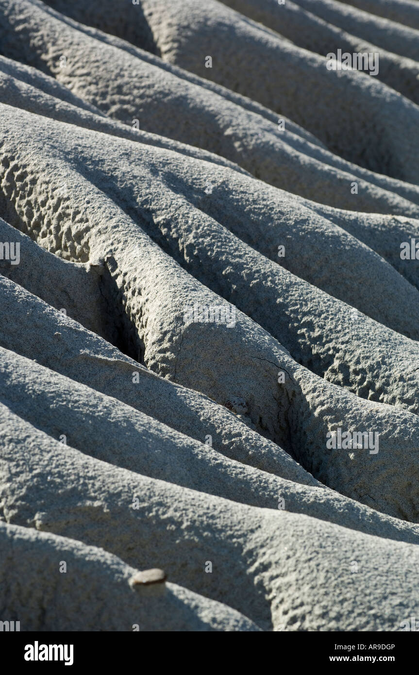 Erosion patterns in the Hell Creek area Stock Photo - Alamy