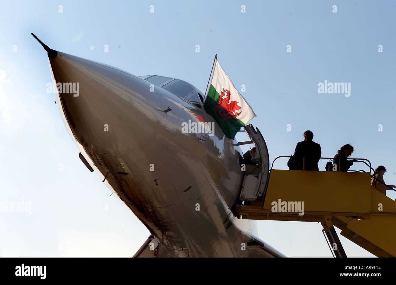 Concorde with Welsh Flag Cardiff International Airport Rhoose Vale of ...