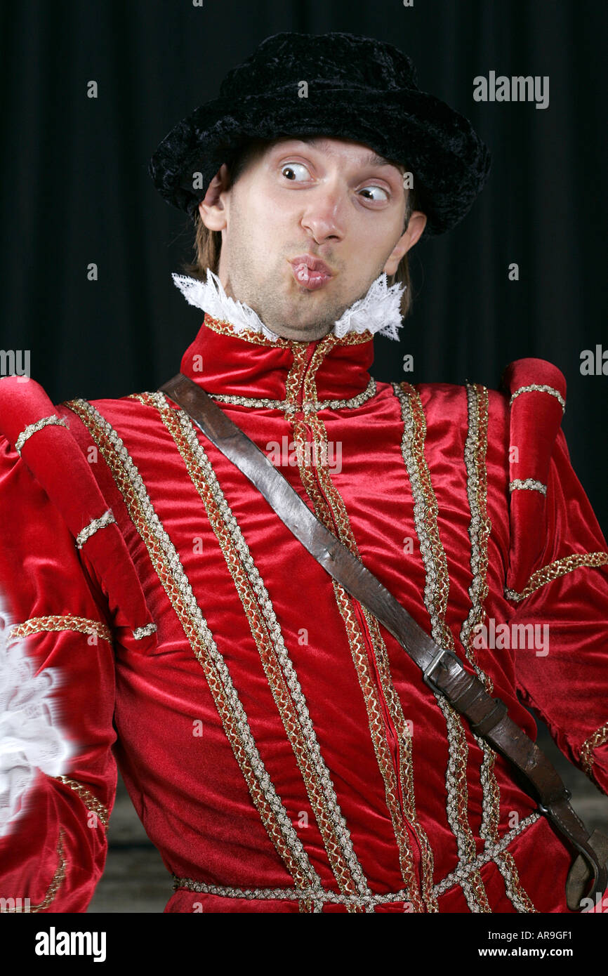 actor comedian comedy red color colour costume knight amusement ...