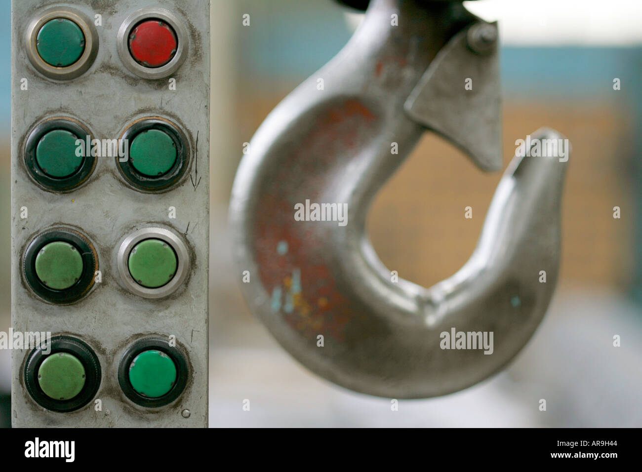 Hook crane jenny press push button control panel desk board factory ...