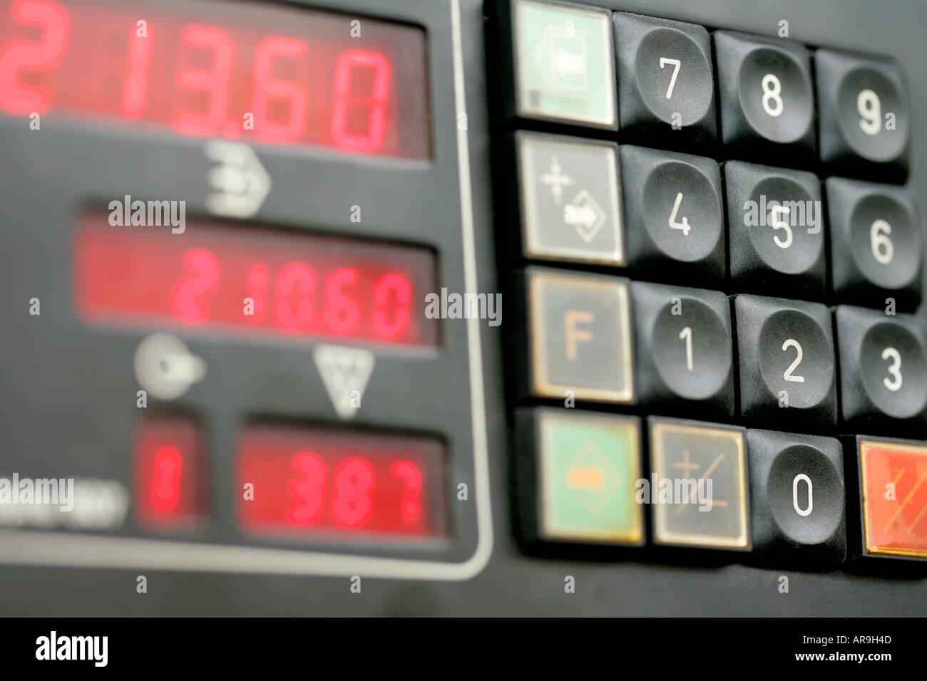 display number push button control panel desk board factory machinery ...