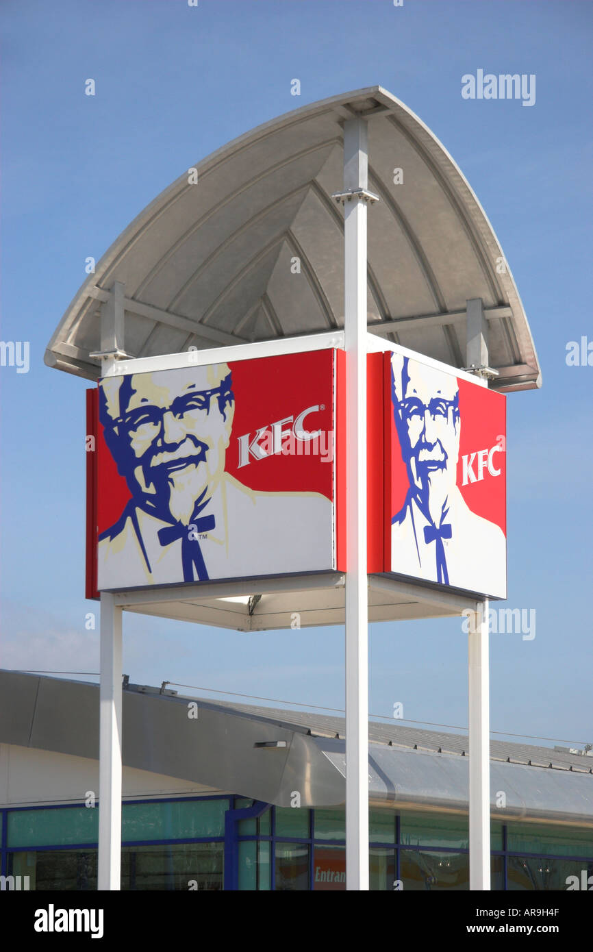 KFC Fast Food Restaurant Newport South East Wales Stock Photo - Alamy