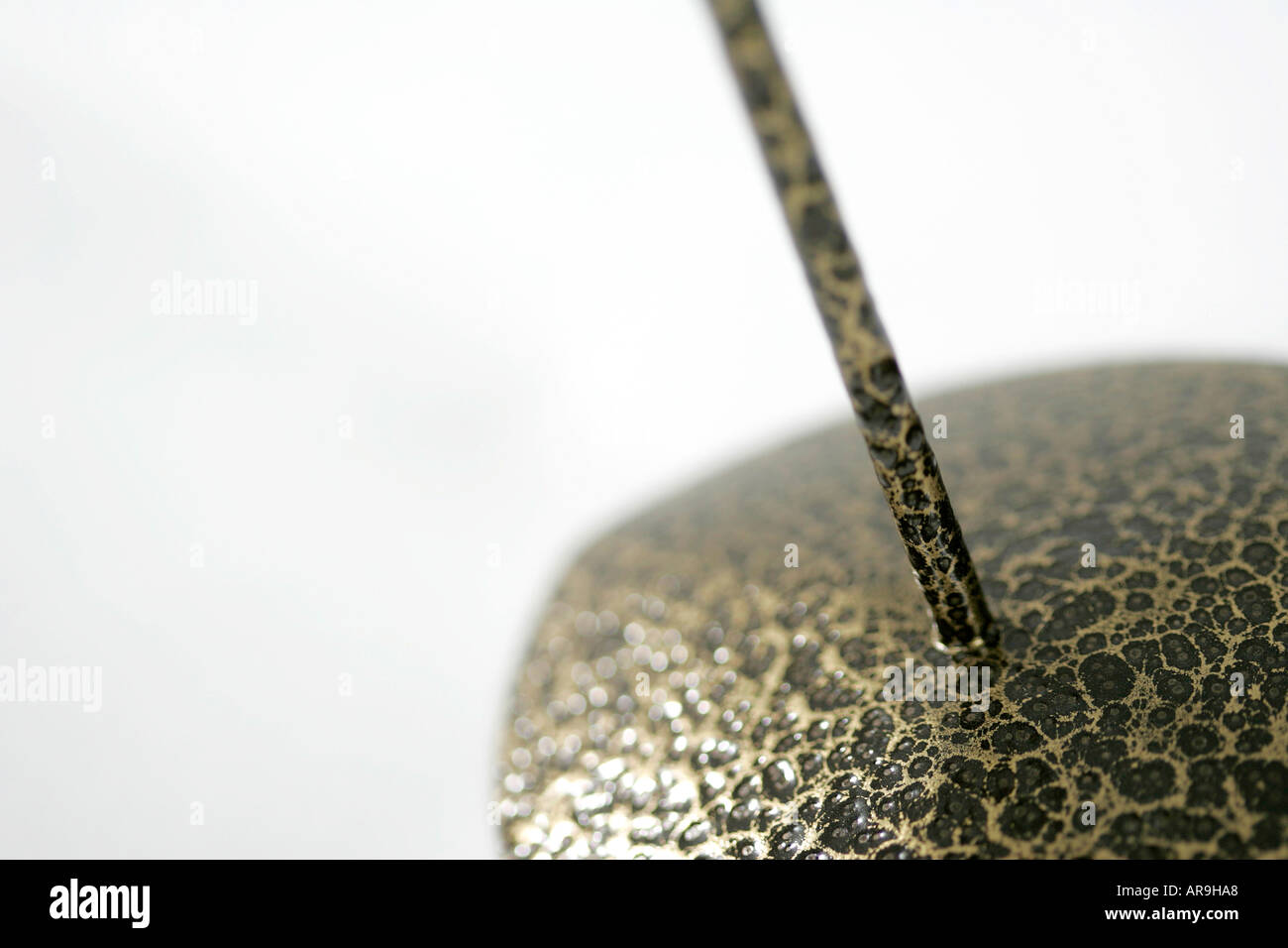 abstract detail metal close up precision work dyeing finished color ...