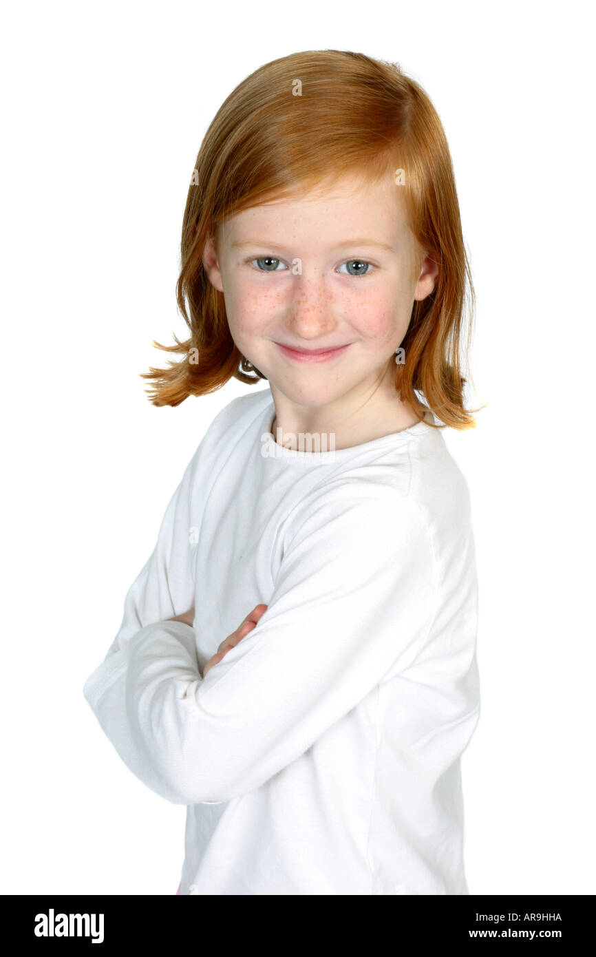 An English child stood arms crossed Stock Photo - Alamy