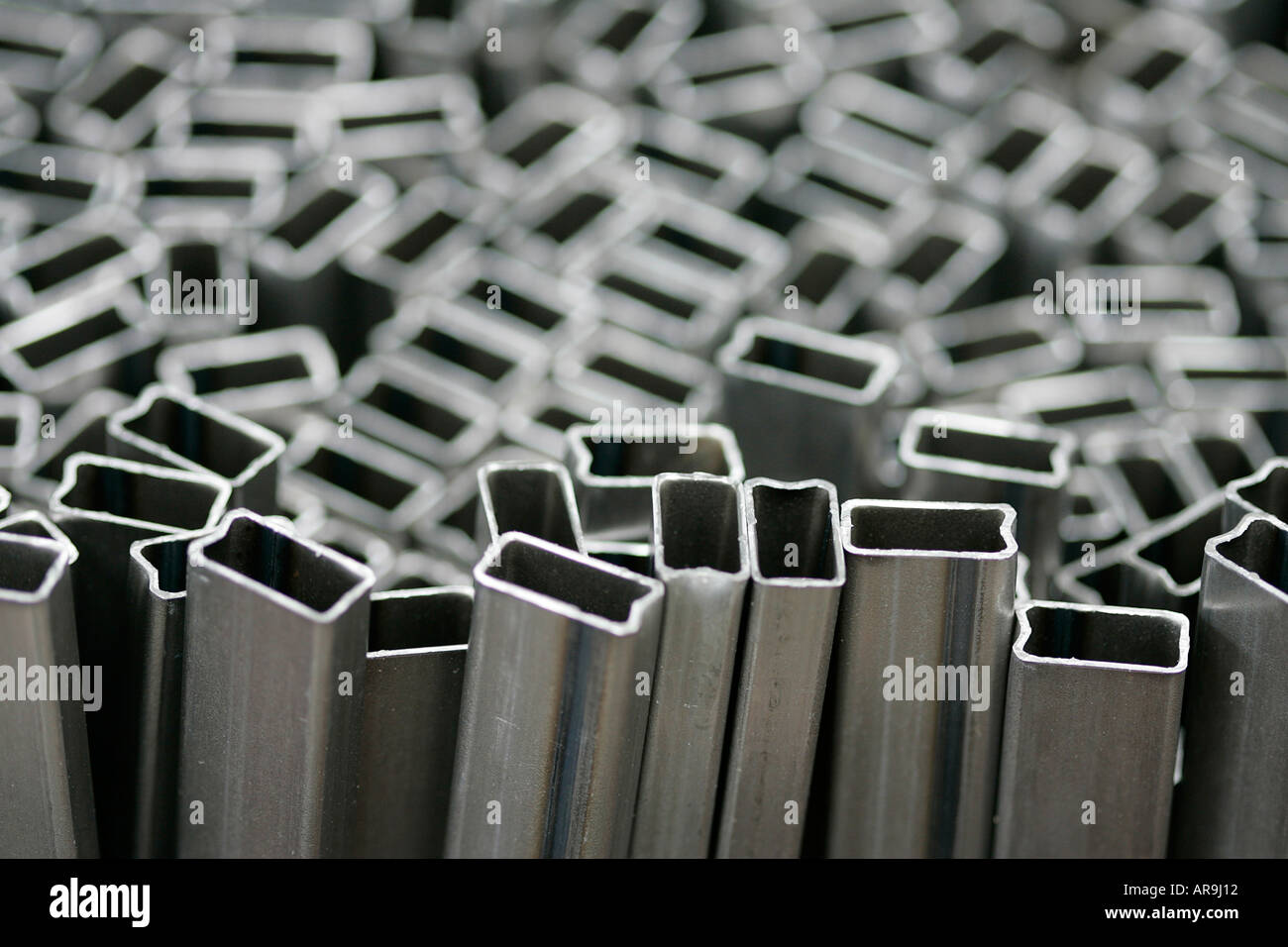 abstract metal background sheet iron roll mill square tube blur chaos ...