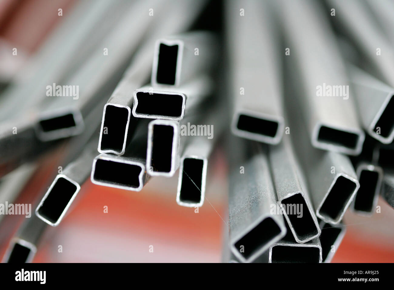 abstract metal background sheet iron roll mill square tube blur chaos ...