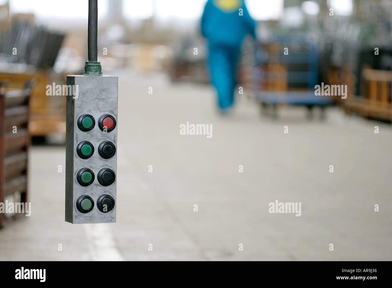 factory control panel desk board machinery push button telpher electric ...