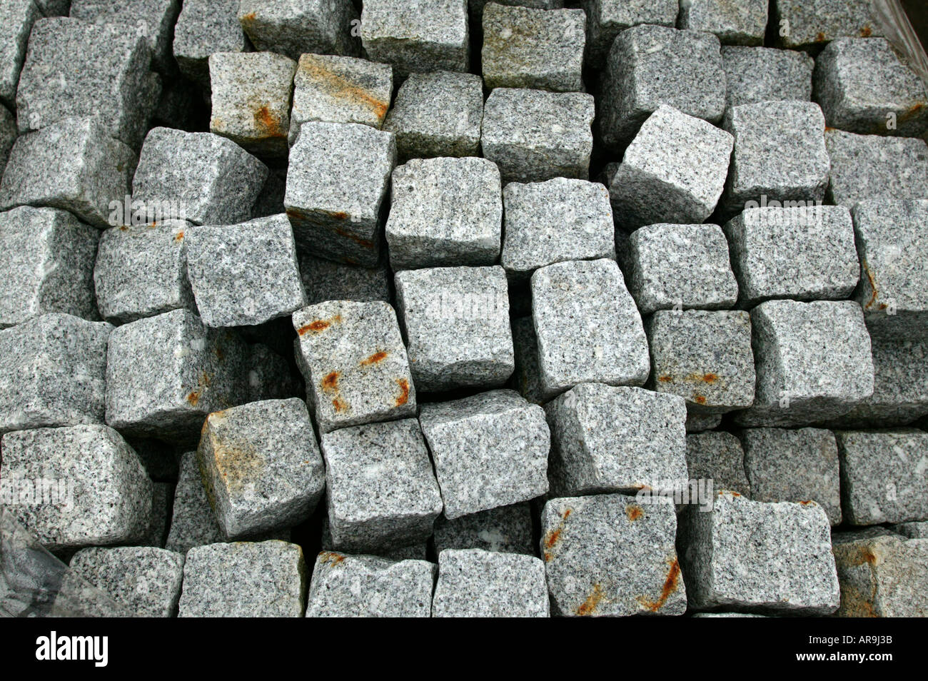 collection of granite road sets at solopark building supplies yard uk ...