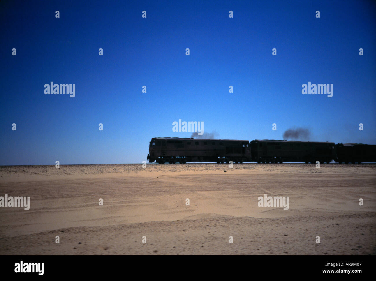 Desert Train Egypt Stock Photo - Alamy