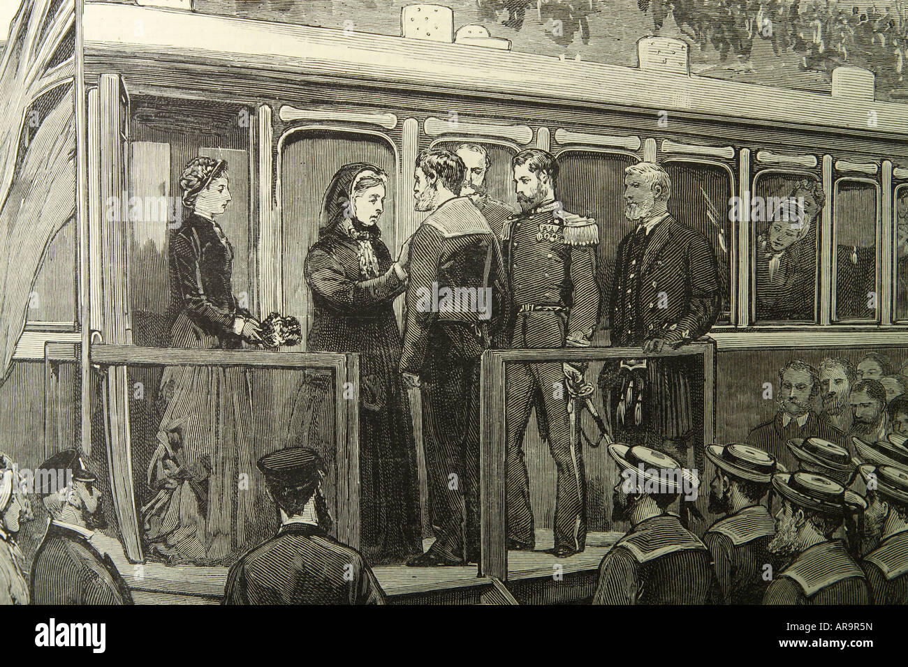Queen victoria train hi-res stock photography and images - Alamy